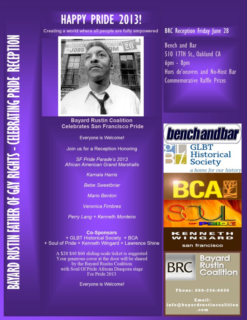 Journal | Bayard Rustin Coalition | Standing for Black LGBT Empowerment ...