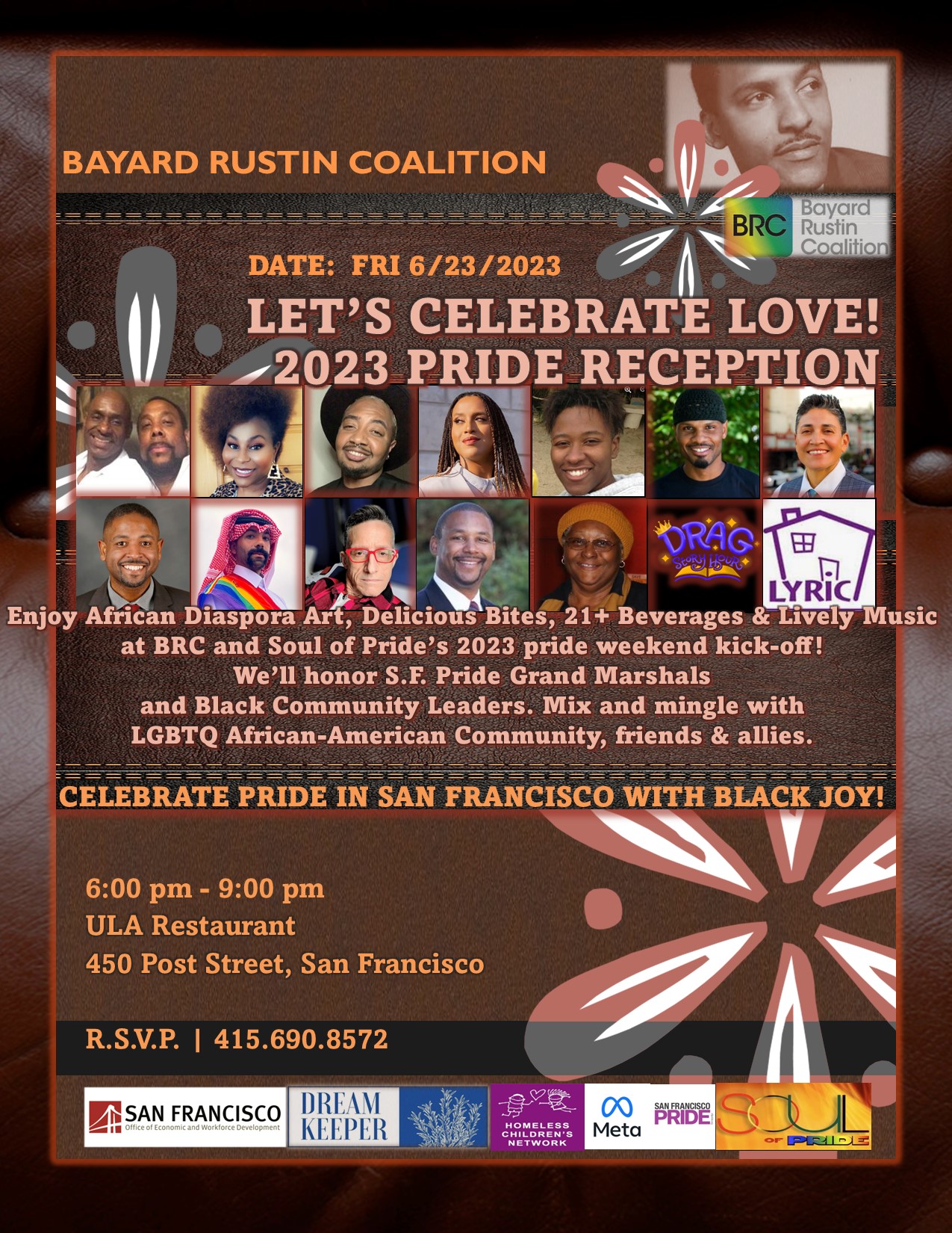 Bayard Rustin Coalition Celebrates Pride San Francisco, June 23rd 2023 ...